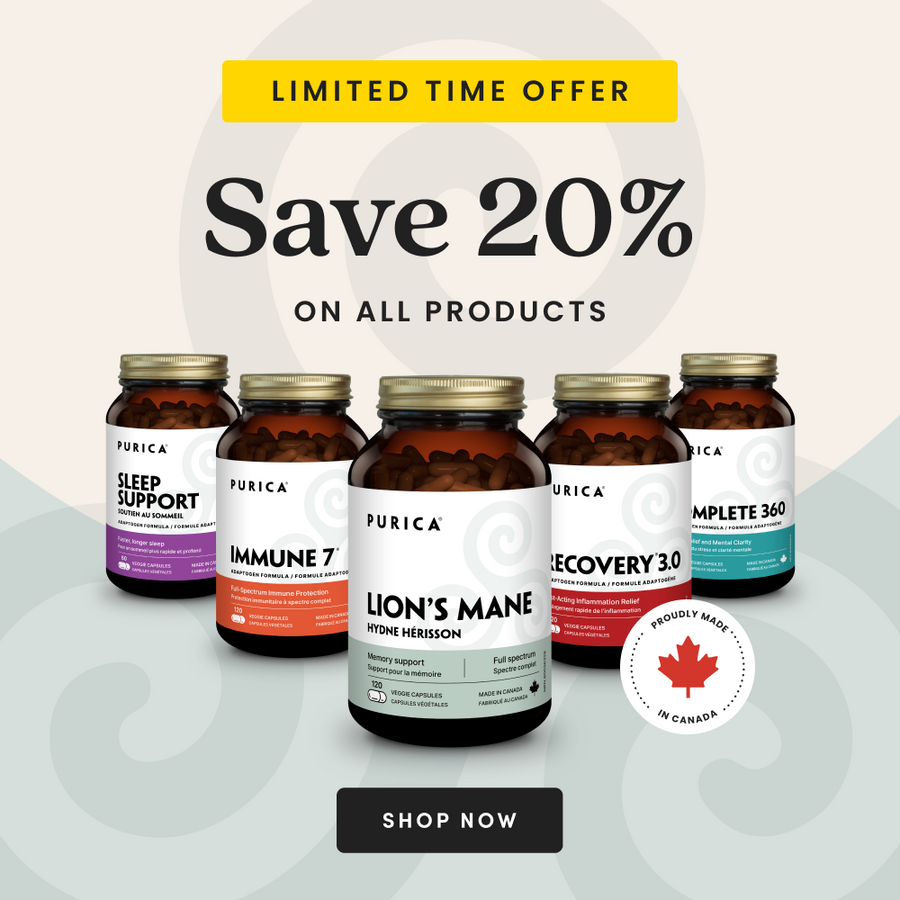 Discover Purica Supplements - Purica Extra Strength Shrooms