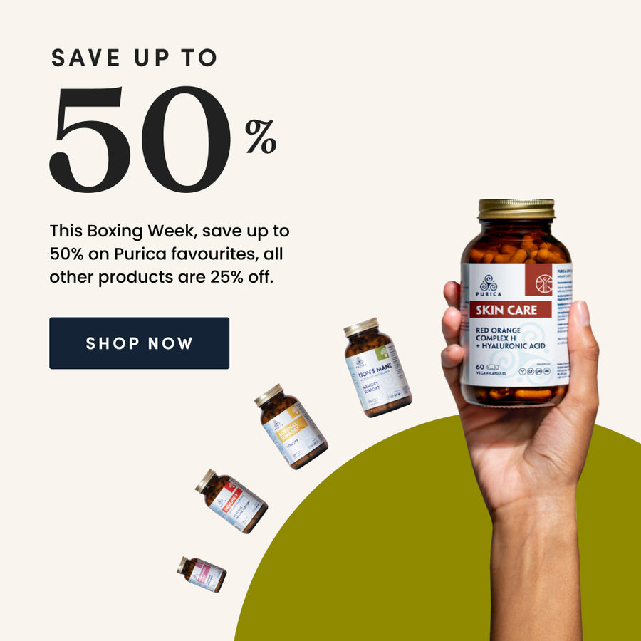 Discover Purica Supplements - Purica Extra Strength Shrooms